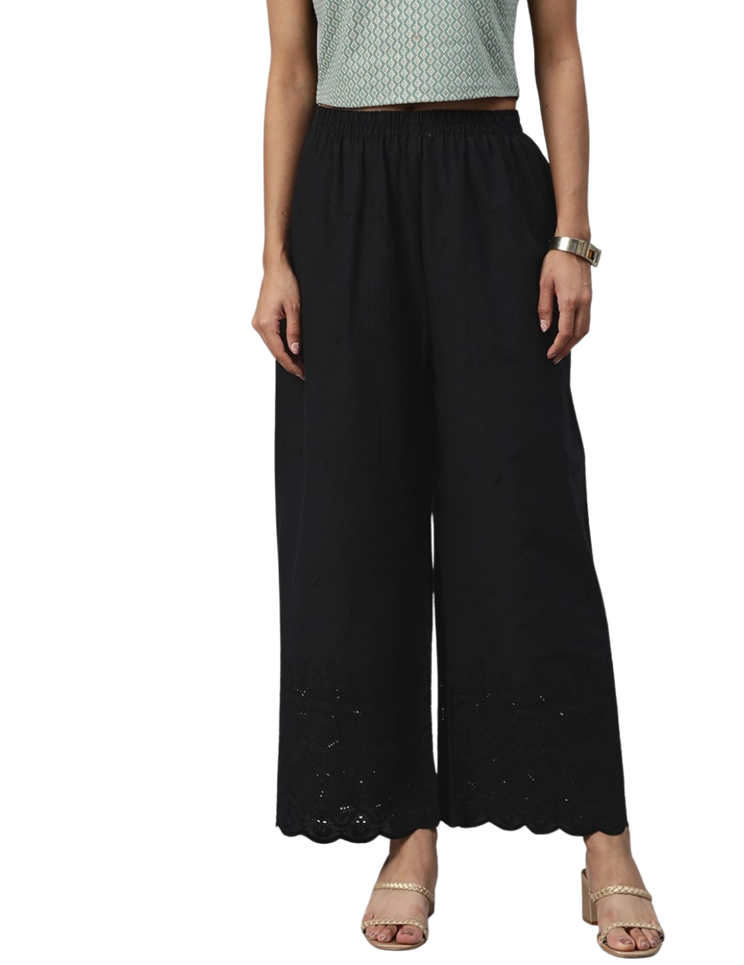 Red Thread Work Plazzo pants | Plazzo online singpaore dresses – Studio ...